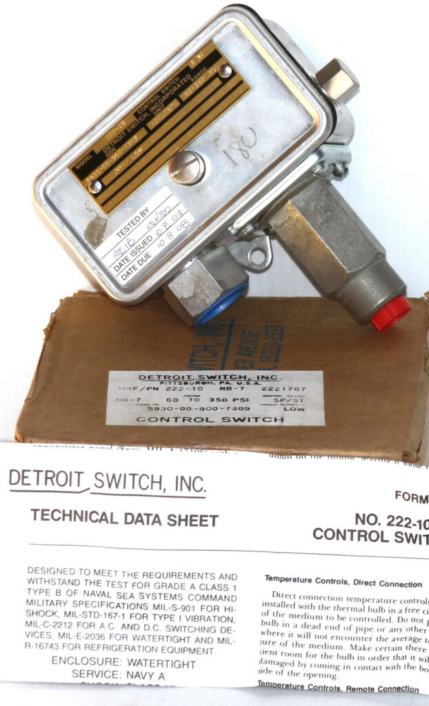Detroit Switch 222-10 NB-7 - Industry Surplus Australia
